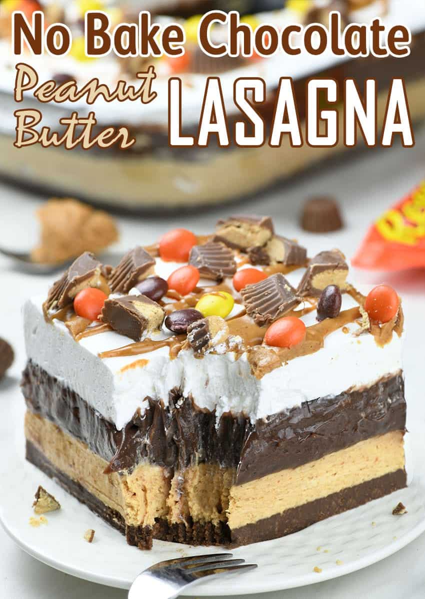 Chocolate Peanut Butter Lasagna